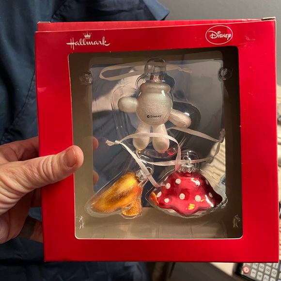 Disney | Holiday | Nib Disney X Hallmark Ornament Set | Poshmark